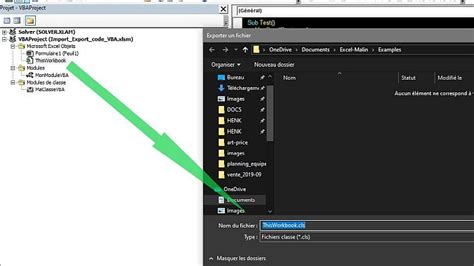 Vba Importer Et Exporter Le Code Vba Excel