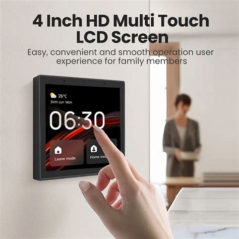 Tuya Wifi Smart Home Zigbee Control Panel Lcd Wall Control Panels For