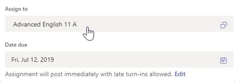Assign Work To Multiple Classes At Once Microsoft Support