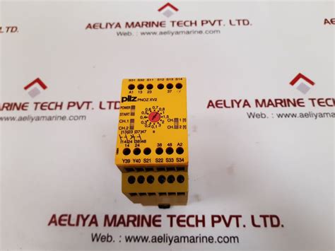 Pilz Pnoz Xv2 324vdc 2no 2not Safety Relay Aeliya Marine