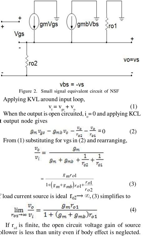 Figure 3 Analysis And Design Of Cmos Source Followers And