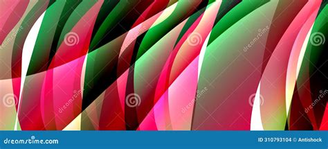 Trendy Simple Fluid Color Gradient Abstract Background With Dynamic Wave Line Effect Vector