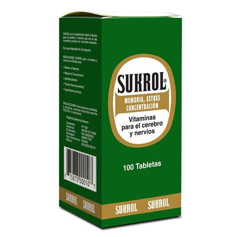 Sukrol 100 Tableta Cruz Verde
