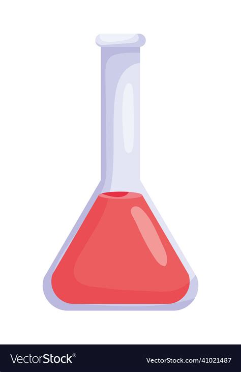 Conical Flask Icon Royalty Free Vector Image Vectorstock