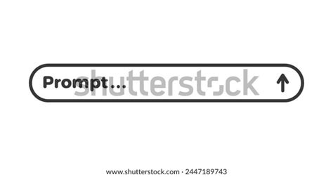Prompt Bar Icon Illustration Ai Generator Stock Vector Royalty Free 2447189743 Shutterstock