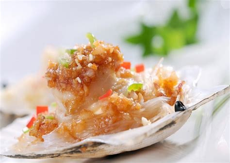 金银粉丝蒜蓉蒸扇贝图册 360百科