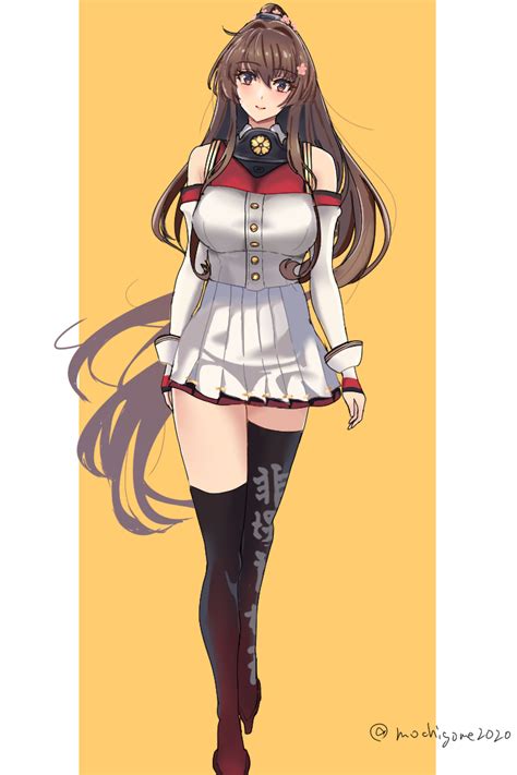Yamato And Yamato Kai Ni Kantai Collection Drawn By Chamumi