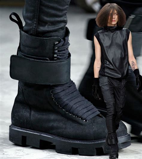 Fashion And Lifestyle Rick Owens Boots Fall 2013 Menswear