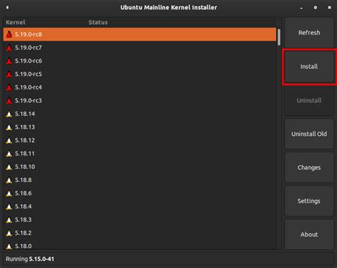 Installing The Latest Linux Kernel In Ubuntu With The Ubuntu Mainline Kernel Installer Software