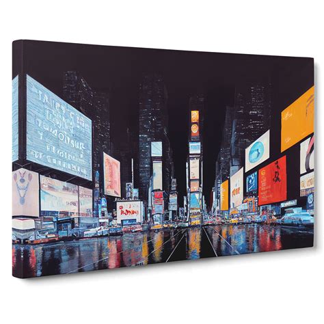 Classicliving Times Square Art Vol6 Wrapped Canvas Graphic Art