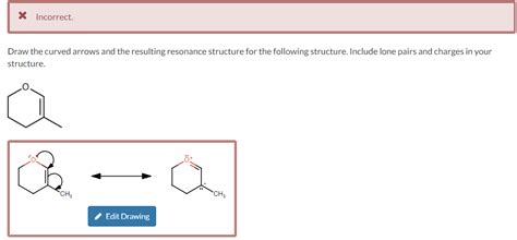 Solved Draw The Curved Arrows And The Resulting Resonance