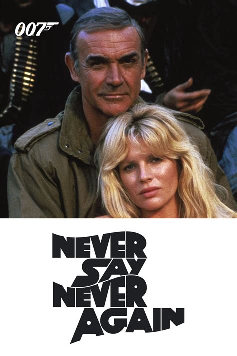 Never Say Never Again 1983 Posters — The Movie Database Tmdb