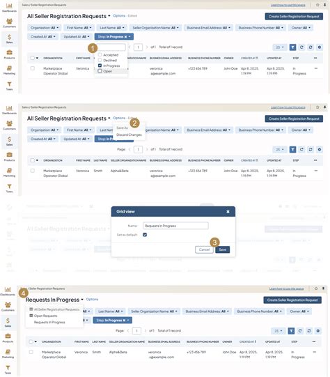 Manage Seller Registration Requests In The Back Office Orocommerce Orocrm And Oroplatform