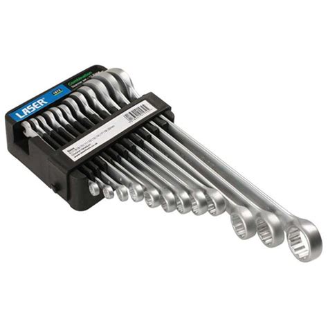 Laser 1572 Combination Spanner Set 12 Piece 6 22mm