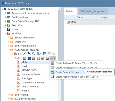 Random Combobox Selection And Generic List Item Creation In Tosca H2k