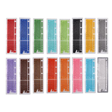 Keyboard Keycaps Oem Height Ergonomic Design Pbt Keycaps Light Transmitting Two Color Injection