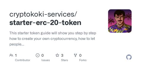 GitHub Cryptokoki Services Starter Erc 20 Token This Starter Token Guide Will Show You Step