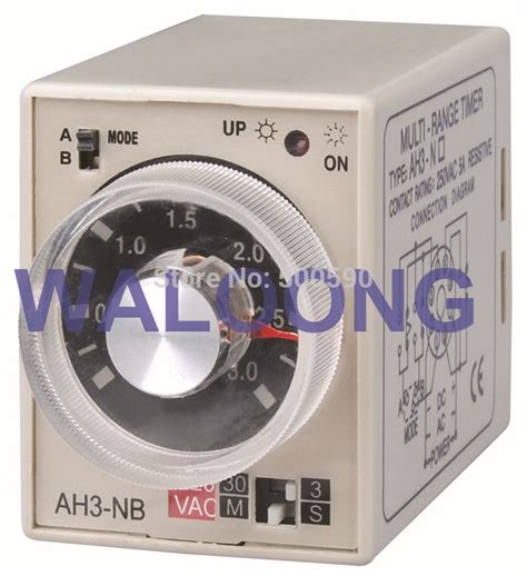 Small Size AH3 N Multi Range Time Relay Timer Relay 10pcs Timer Light General Purpose Top