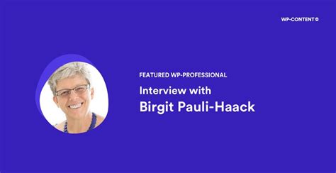 interview with birgit pauli haack