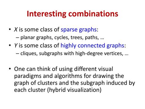 Ppt Visual Analysis Of Large Graphs Using X Y Clustering And