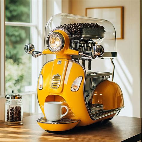 Vespa Inspired Coffee Maker Diy Vespa Themed Café Setup Vespa