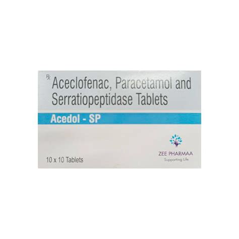 Buy Acedol Sp Tablet 10s Online At Upto 25 Off Netmeds