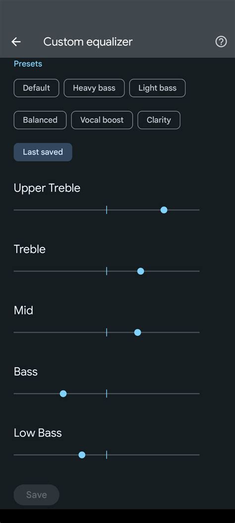 Here Is My Custom Eq Blue Graph Vs Balanced Mode Red Graph On The Pixel Buds Pro And Ofc My
