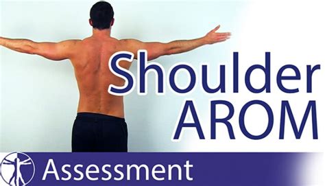 Shoulder Active Range Of Motion Arom Assessment