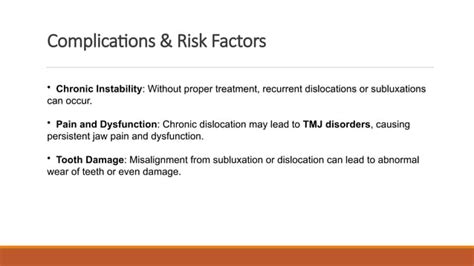 Difference Between Tmj Subluxation And Dislocation Pptx Pptx