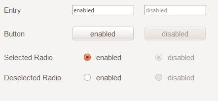 Disabled Widgets Are Not Immediately Identifiable From Enabled Widgets Issue