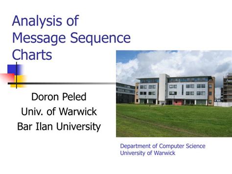 PPT Analysis Of Message Sequence Charts PowerPoint Presentation Free Download ID