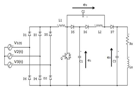 Three Phase Two Stage Boost Rectifier With Single Switch Download Scientific Diagram