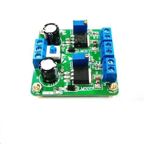Linear Adjustable Regulated Positive Negative Power Supply Module LM317 LM337 Y In Tool Parts