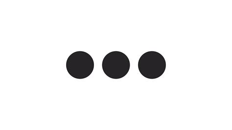 Three Dots Swapping Places Black And White Loading Animation Ellipsis Outline 2d Cartoon