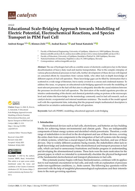 Pdf Educational Scale Bridging Approach Towards Modelling Of Electric Potential