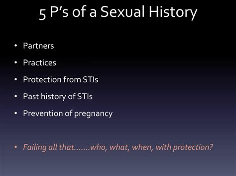 PPT Sexual History PowerPoint Presentation Free Download ID