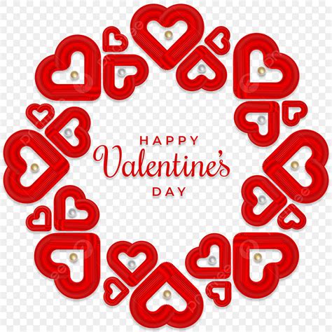 사랑 일러스트 모양 투명 배경으로 발렌타인 데이 인사말 프레임 디자인 발렌타인데이 사랑 인사 Png 일러스트 및 Psd 이미지 무료 다운로드 Pngtree