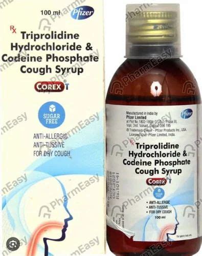 100ml Corex Triprolidine Hydrochloride Cough Syrup At ₹ 140 Bottle Bulandshahr Id 2854408078062