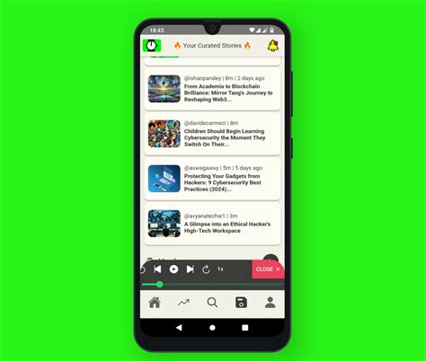 Обзор приложения Hackernoon мобильный опыт в изображениях