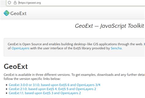 add geoext 4 0 to website and readme · issue 695 · geoext geoext · github
