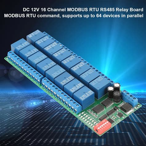 Dc12v Modbus Rtu Rs485 Relay Module Board Plc India Ubuy