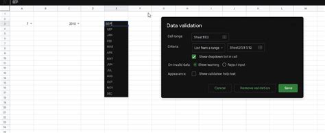 Sorting How To Display Numbers In Ascending Order In Data Validation