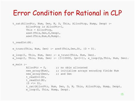 Ppt Automatic Software Model Checking Via Constraint Logic Programming Powerpoint Presentation