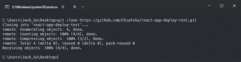 react app 部署到 github pages 上 蘇家禹．jack su