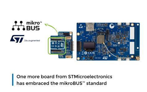 One More Board From St Has Embraced The Mikrobus™ Standard Mikroe