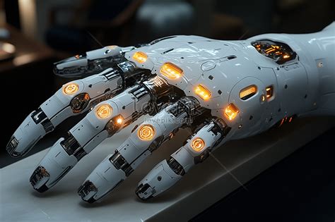 미래형 로봇 팔 배경 사진 및 창의적인 일러스트 무료 다운로드 Lovepik