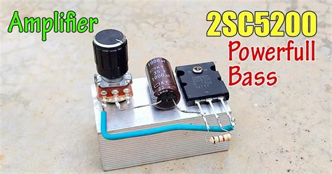 On Video Diy 2sc5200 Amplifier 12v Electrical And Electronics Technology Degree