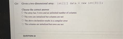 Solved Giv Given Atwo Dimensional Array Int ﻿data
