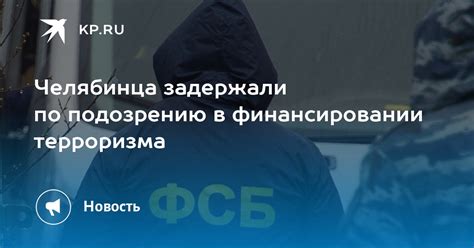 Челябинца задержали по подозрению в финансировании терроризма Kp Ru
