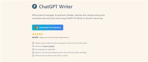 Chatgpt Writer For Enhancing Email Communications And Messages B12